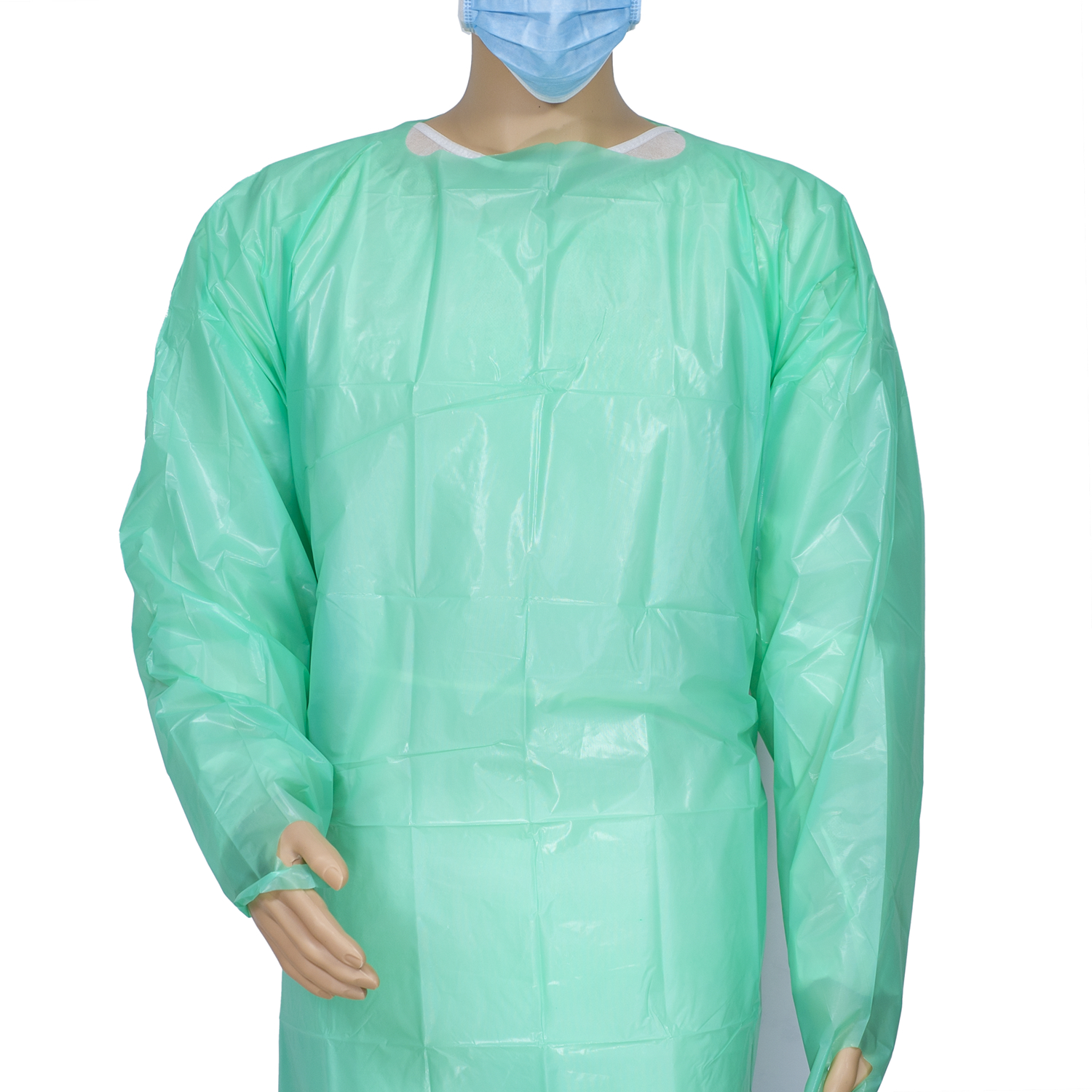 CPE Gown With Thumb Loop - Buy CPE gown, Waterproof CPE apron, plastic ...